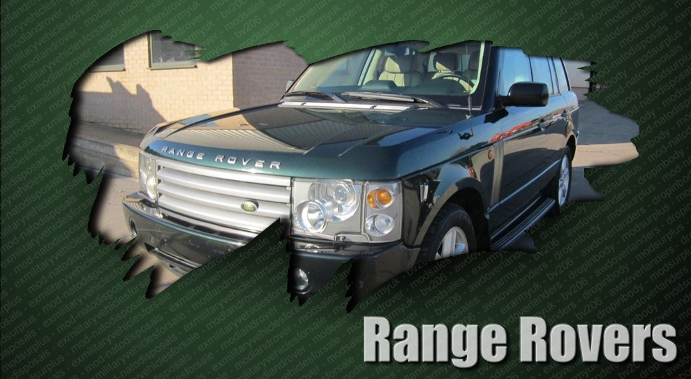 Ex Army Range Rover - Ex Military vehicles for sale uk - MOD Surplus ...