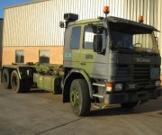 Scania 112H 6x2 drops hook loader - 11725 - Scania 112H, 6x2 drops hook ...